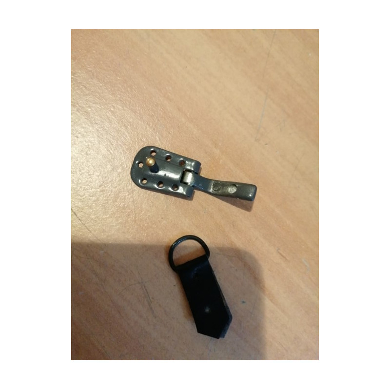 Fermoir métal et cuir différents coloris